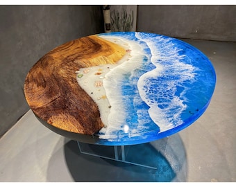 Resin Ocean Table | Etsy