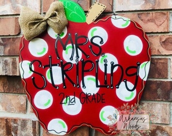 Teacher Door Hanger, Back to School Door Hanger, Classroom Door Hanger ...