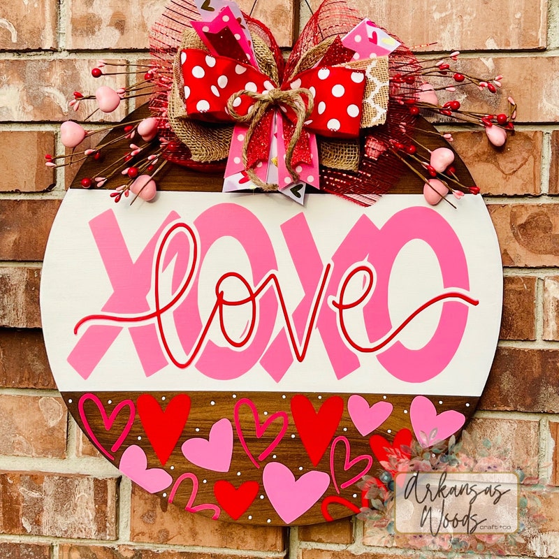 Valentine Door Decor - Etsy
