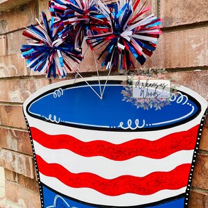 Patriotic Door Hanger, Firework Door Hanger, Firecracker Door Hanger ...