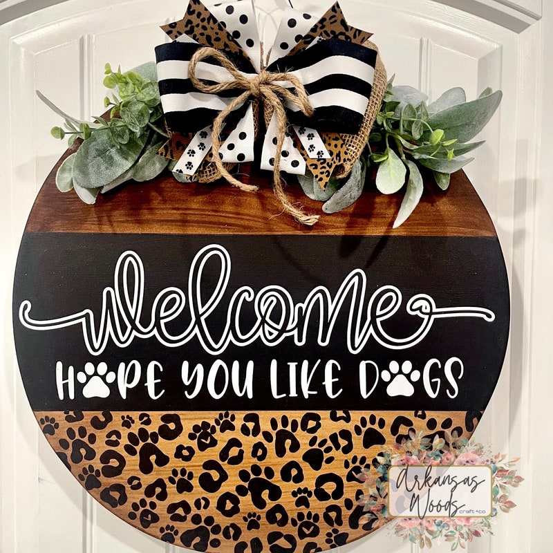Dog Door Sign - Etsy