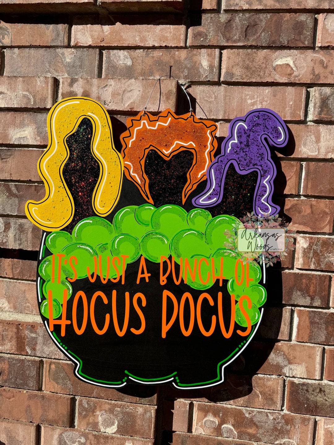 Hocus Pocus Door Hanger, Hocus Pocus Door Decoration, Halloween Door ...