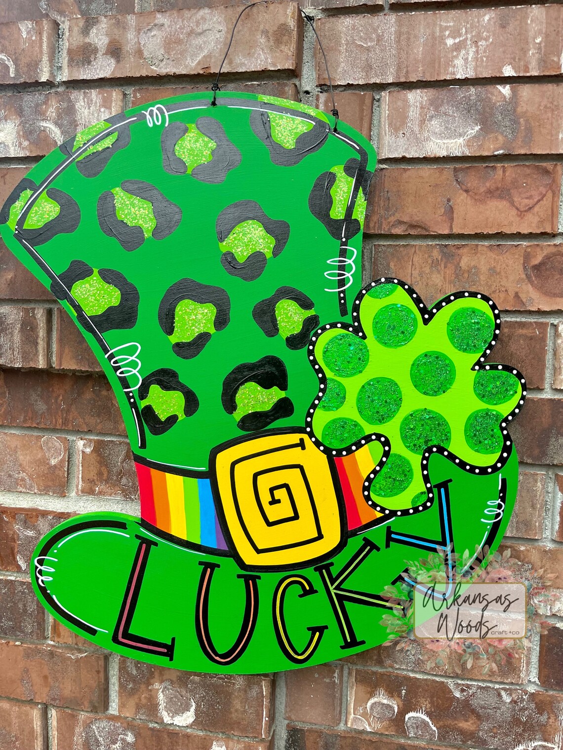 St Patricks Day Door Hanger St Pattys Day Door Hanger - Etsy