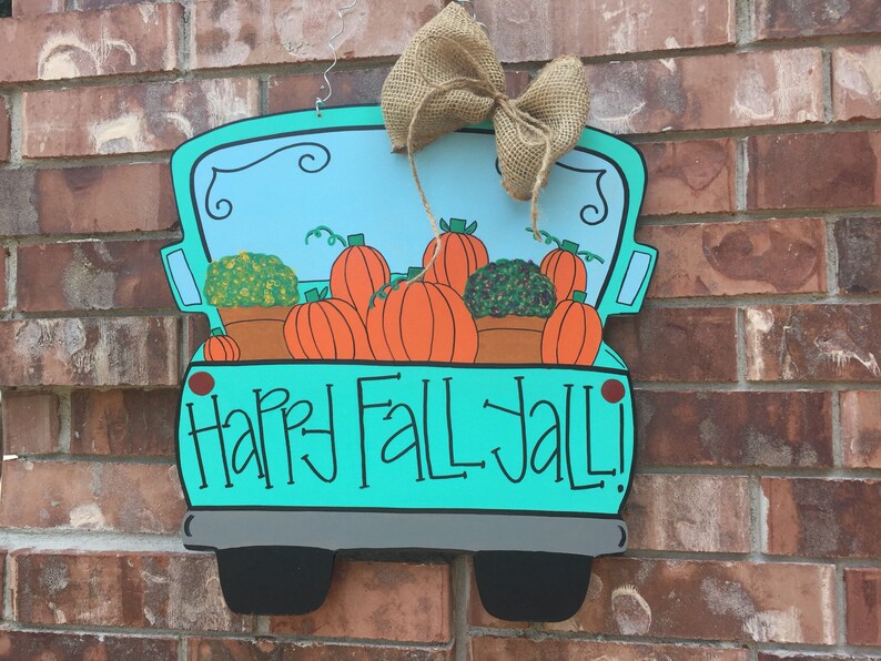 Fall Door Hanger Pumpkin Door Hanger Country Door Hanger - Etsy