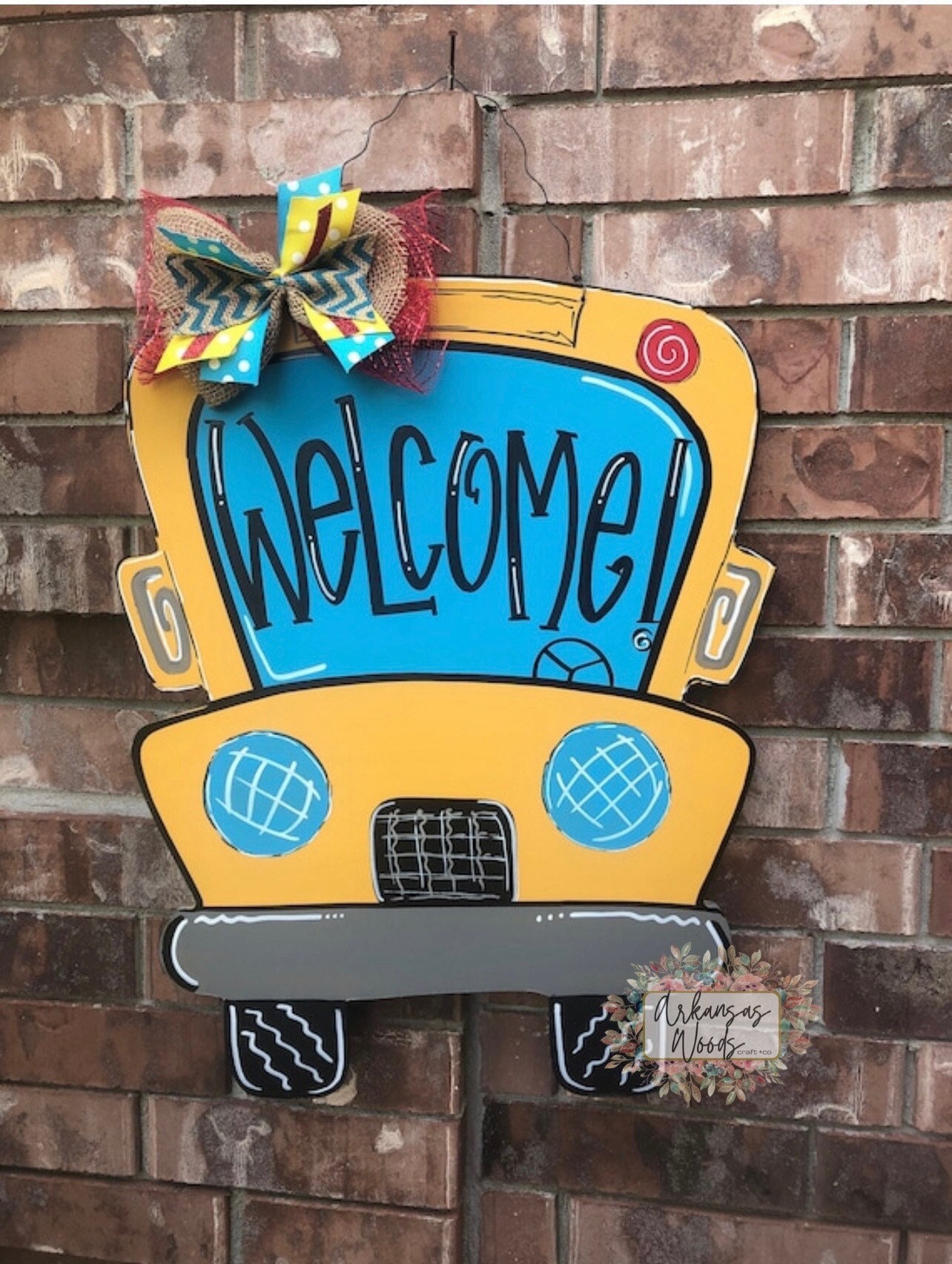 School Bus Door Hanger: Back to School Classroom Decor - Etsy