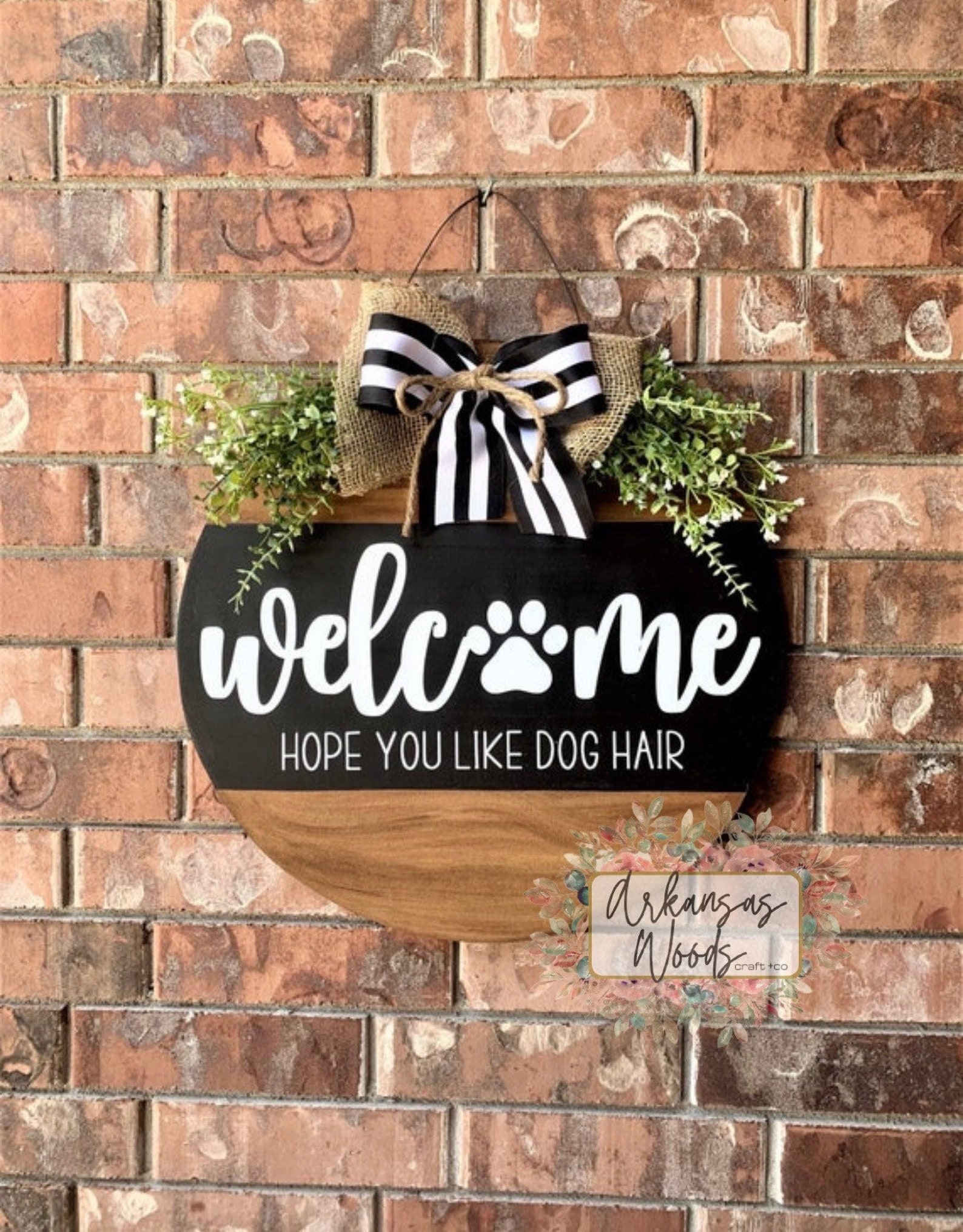 Dog Door Hanger Farmhouse Door Hanger Hope You Like Dog Hair - Etsy