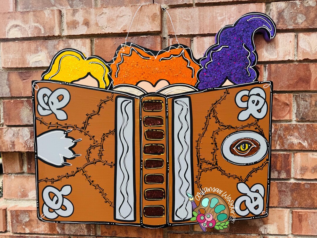 Hocus Pocus Sanderson Sisters Door Hanger, Halloween Decor - Etsy