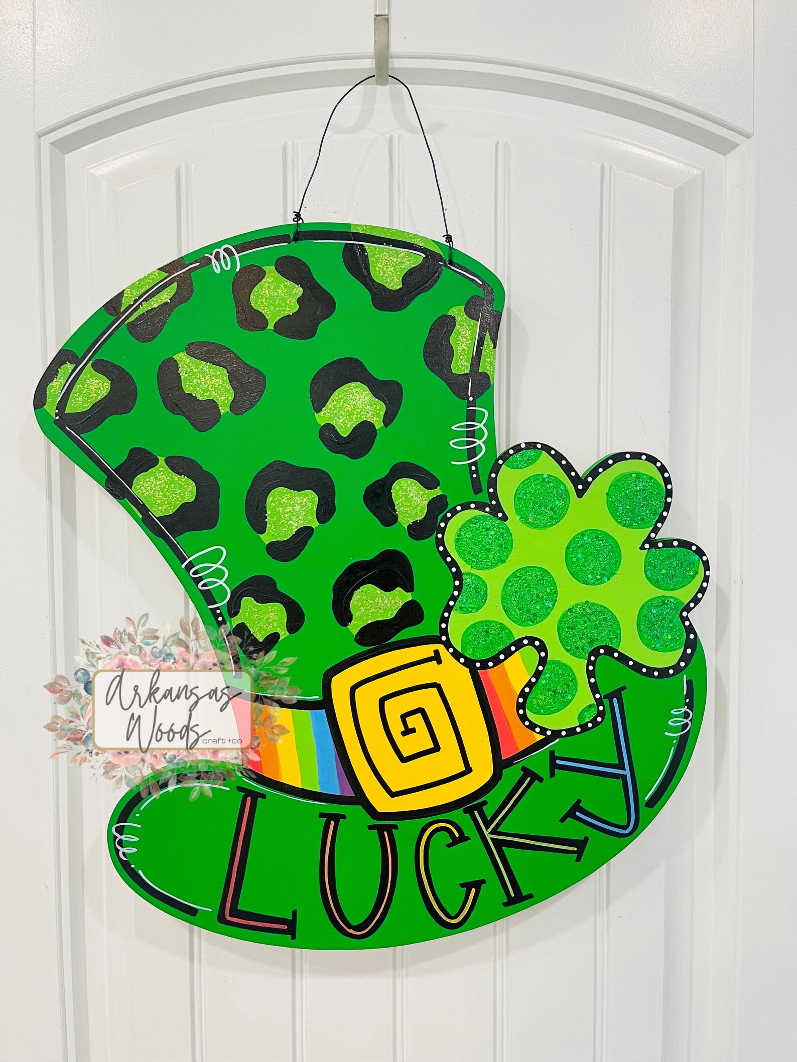 St Patricks Day Door Hanger St Pattys Day Door Hanger - Etsy