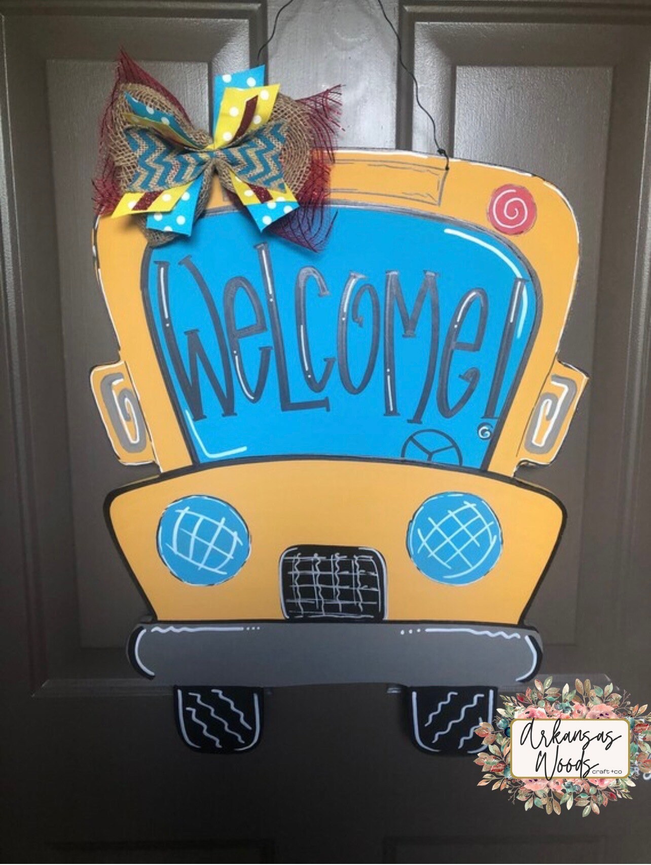 School Bus Door Hanger: Back to School Classroom Decor - Etsy