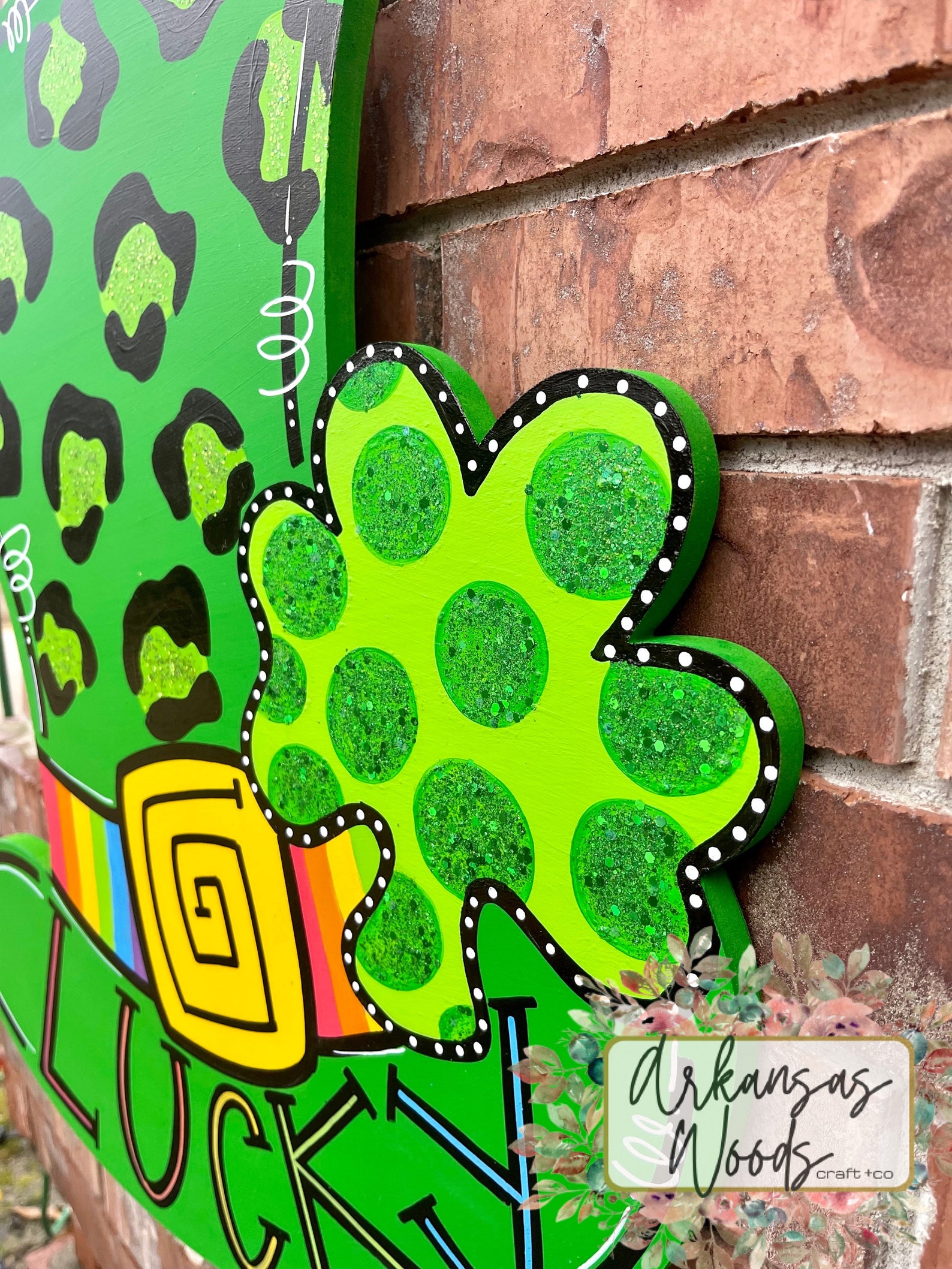St Patricks Day Door Hanger St Pattys Day Door Hanger Etsy