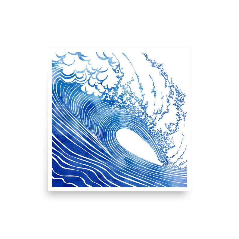 Blue Wave - Etsy