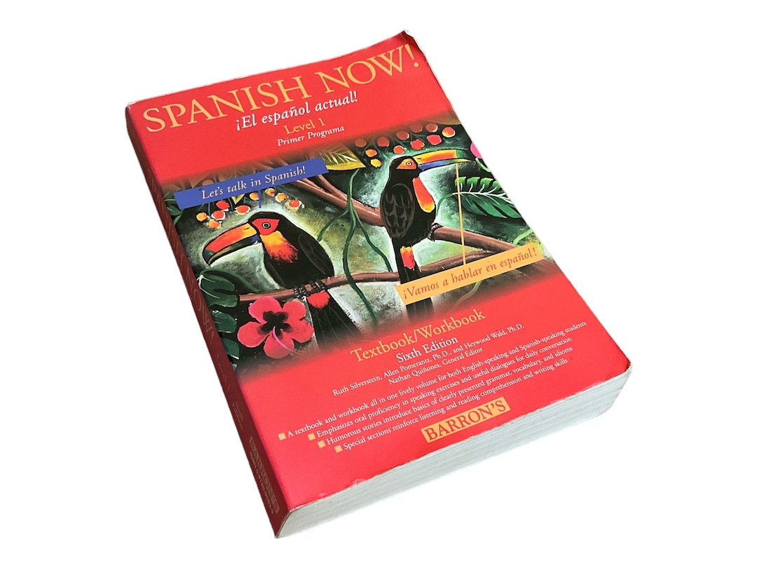 Spanish NOW! Level 1, Textbook/workbook, BARRON’S - Etsy
