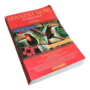 Spanish NOW Level 1, Textbook/workbook, BARRONS - Etsy