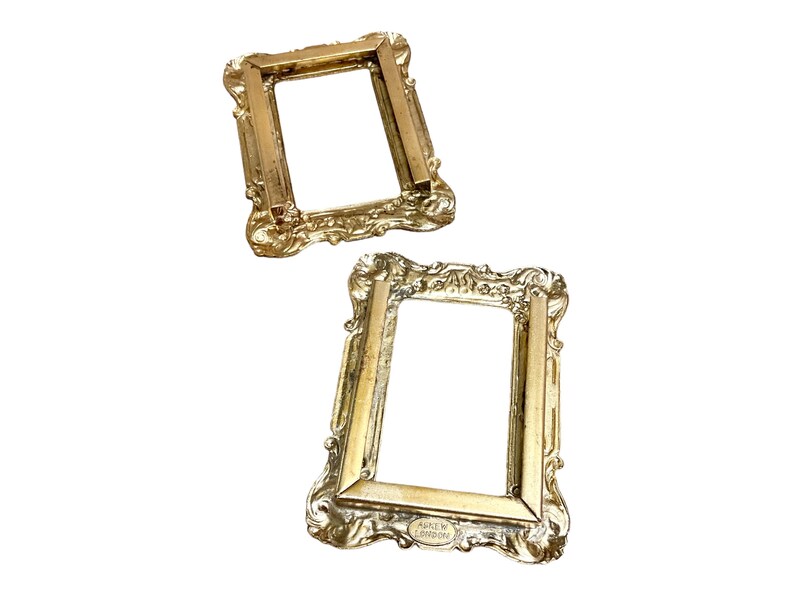 ASKEW LONDON Vintage Metal Mini Photo Frames - Etsy