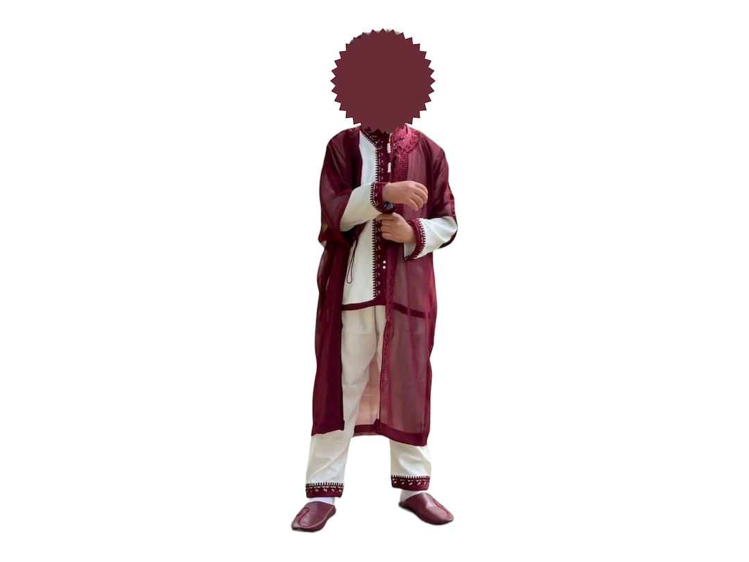 Moroccan Traditional Outfit for Boys, Set of 3 Jabador, Boys Eid Gift ...