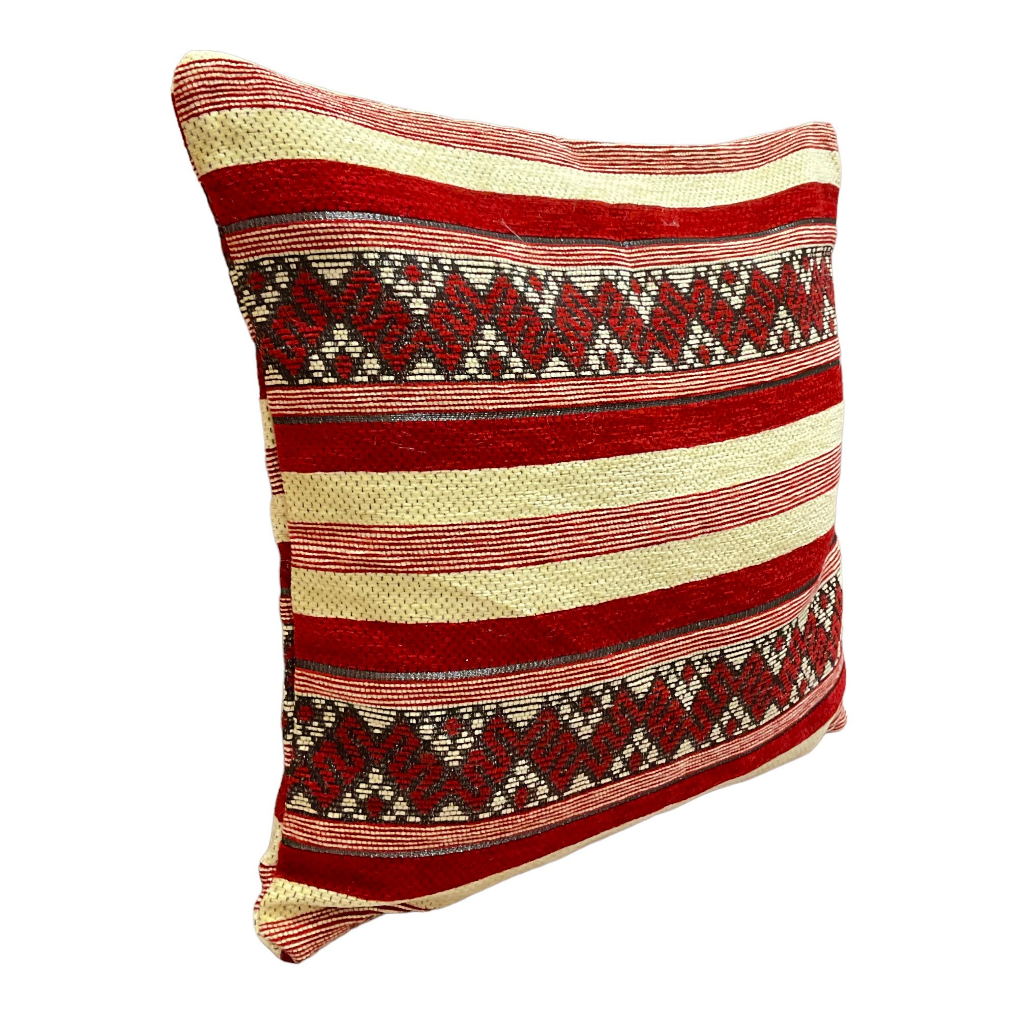 Buy Red Woven Polyester 20 X 14 Inches Cushion Cover By Amoliconcepts ...