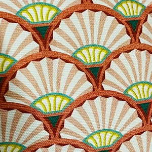 Art Deco Fan Design Fabric - Etsy