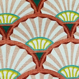 Art Deco Fan Design Fabric - Etsy