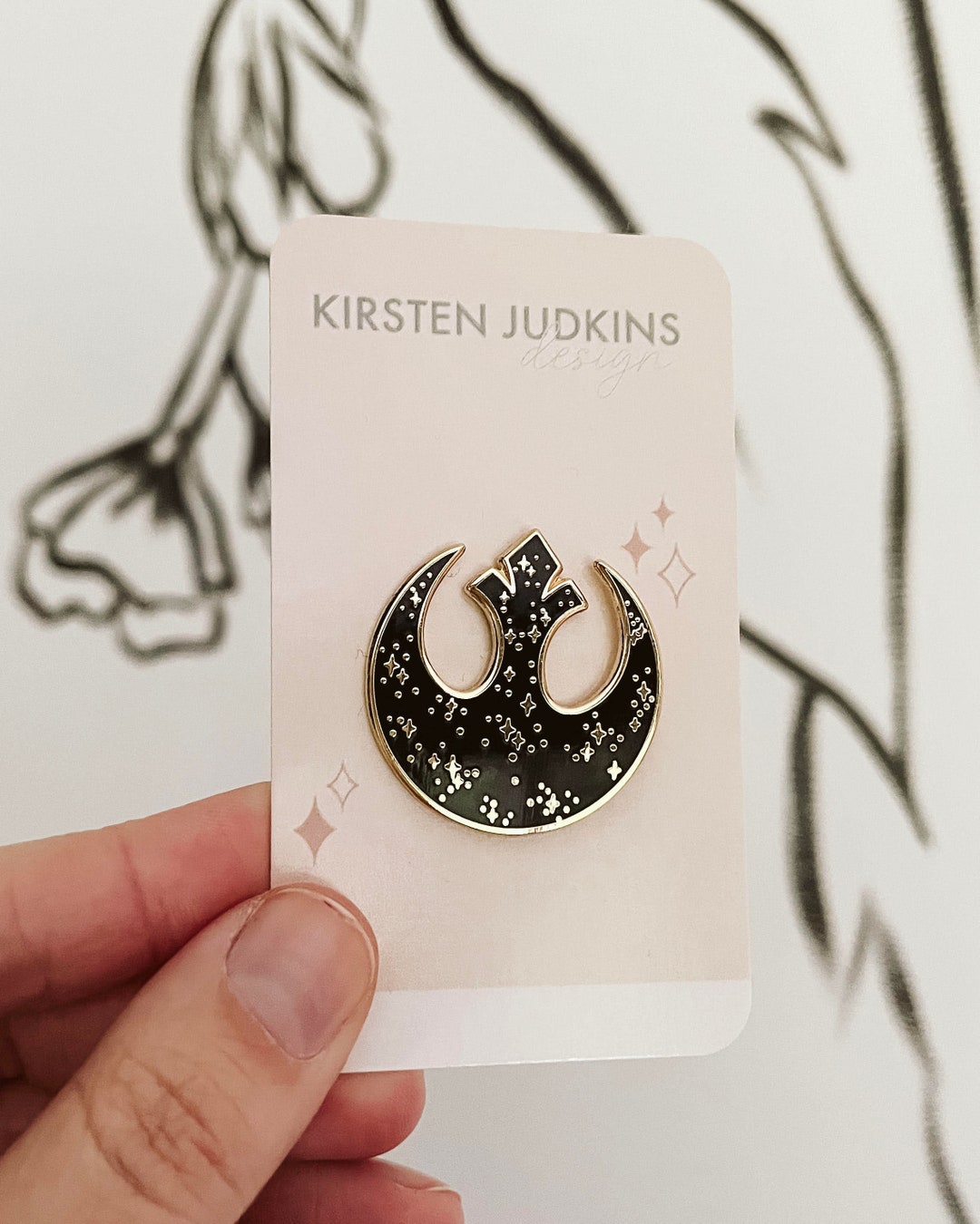Rebel Hard Enamel Pin - Etsy