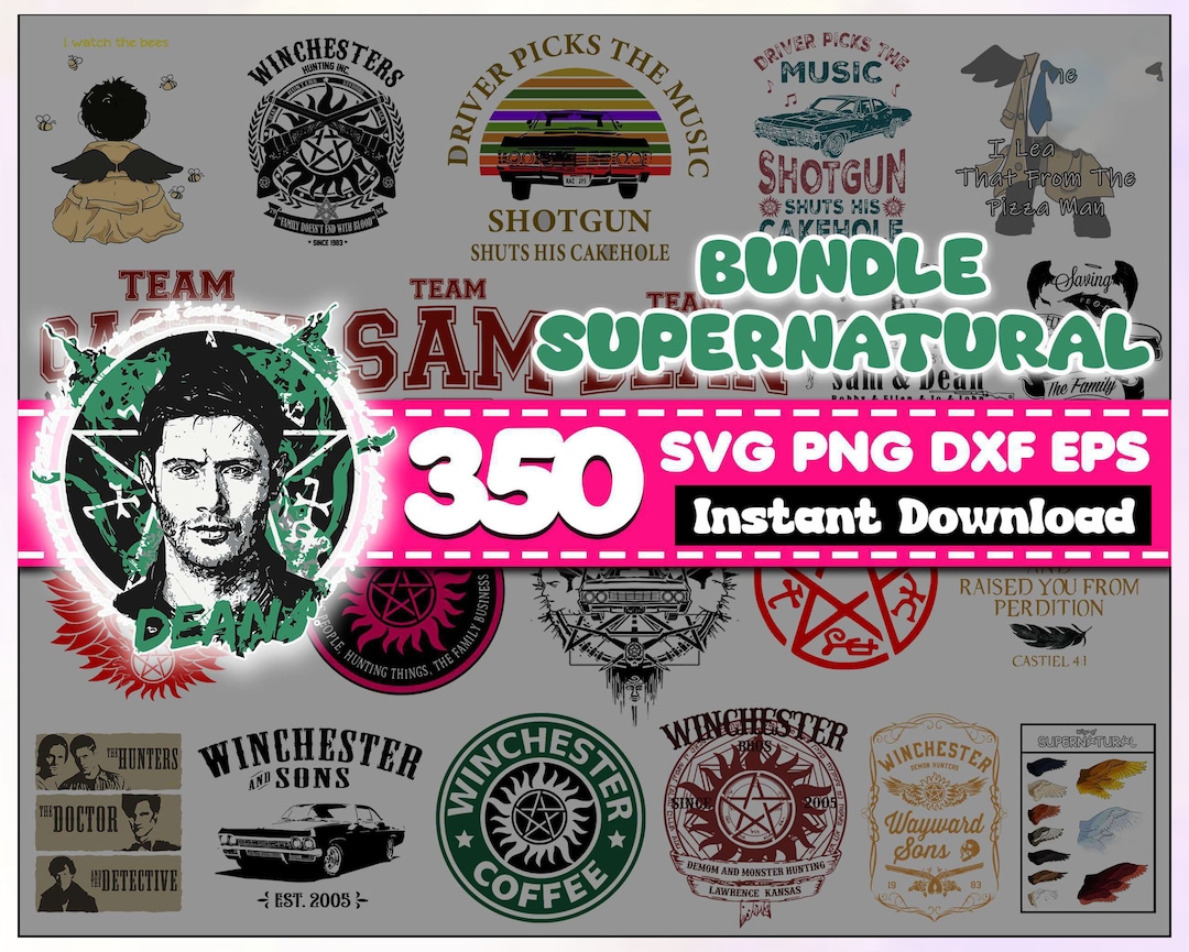 Supernatural Svg, Supernatural Team Svg, Supernatural Png Files, Svg ...