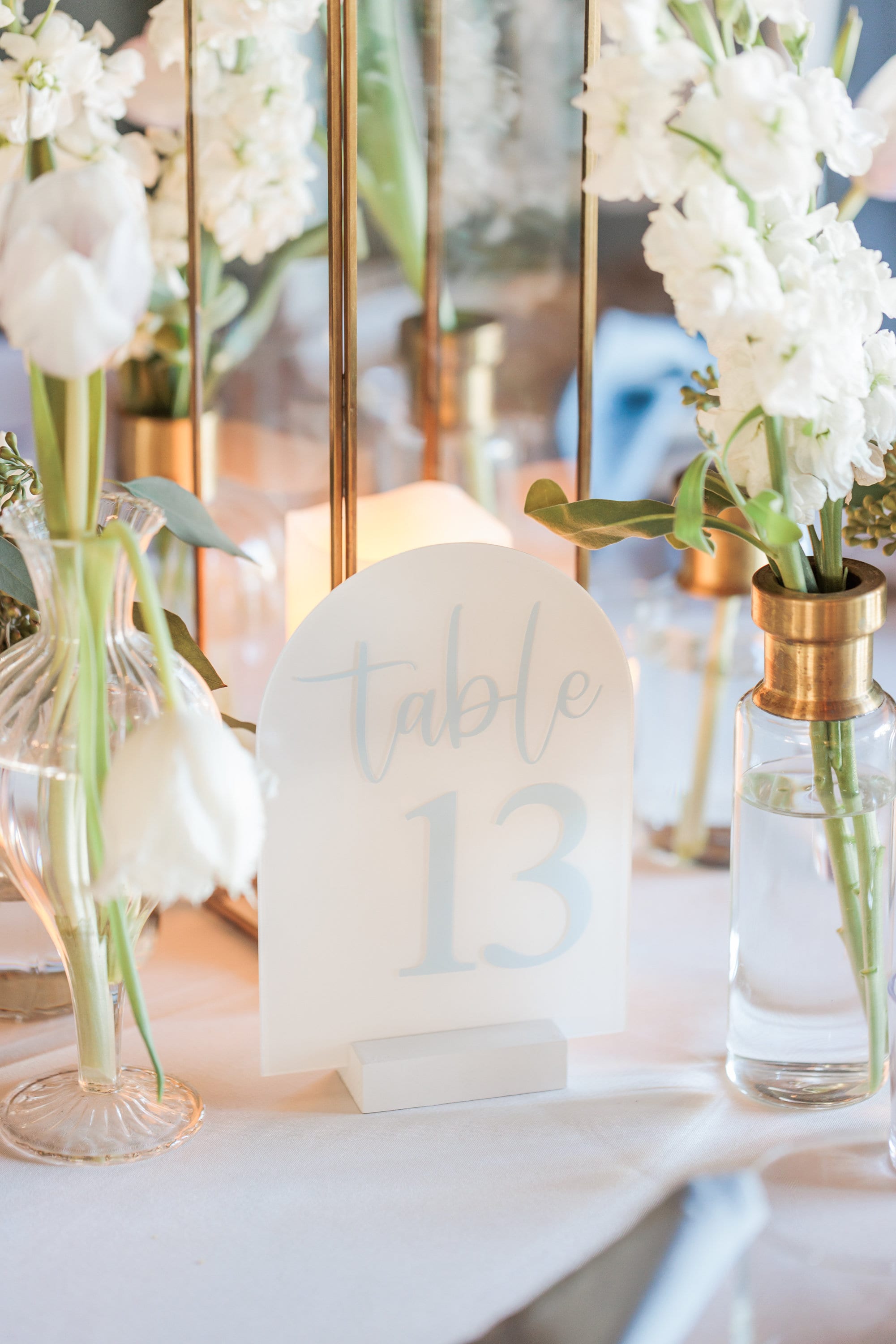 Arched Acrylic Table Numbers - Etsy