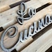 Italian Kitchen La Cucina Rustic Sign Decor | Farmhouse Rustic Letter ...