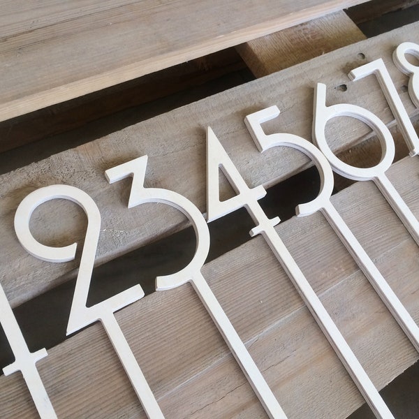 Number on a Stick - Etsy