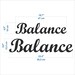Balance Sign. Wooden Letters Balance. Home Decor Balance. Yoga Studio ...