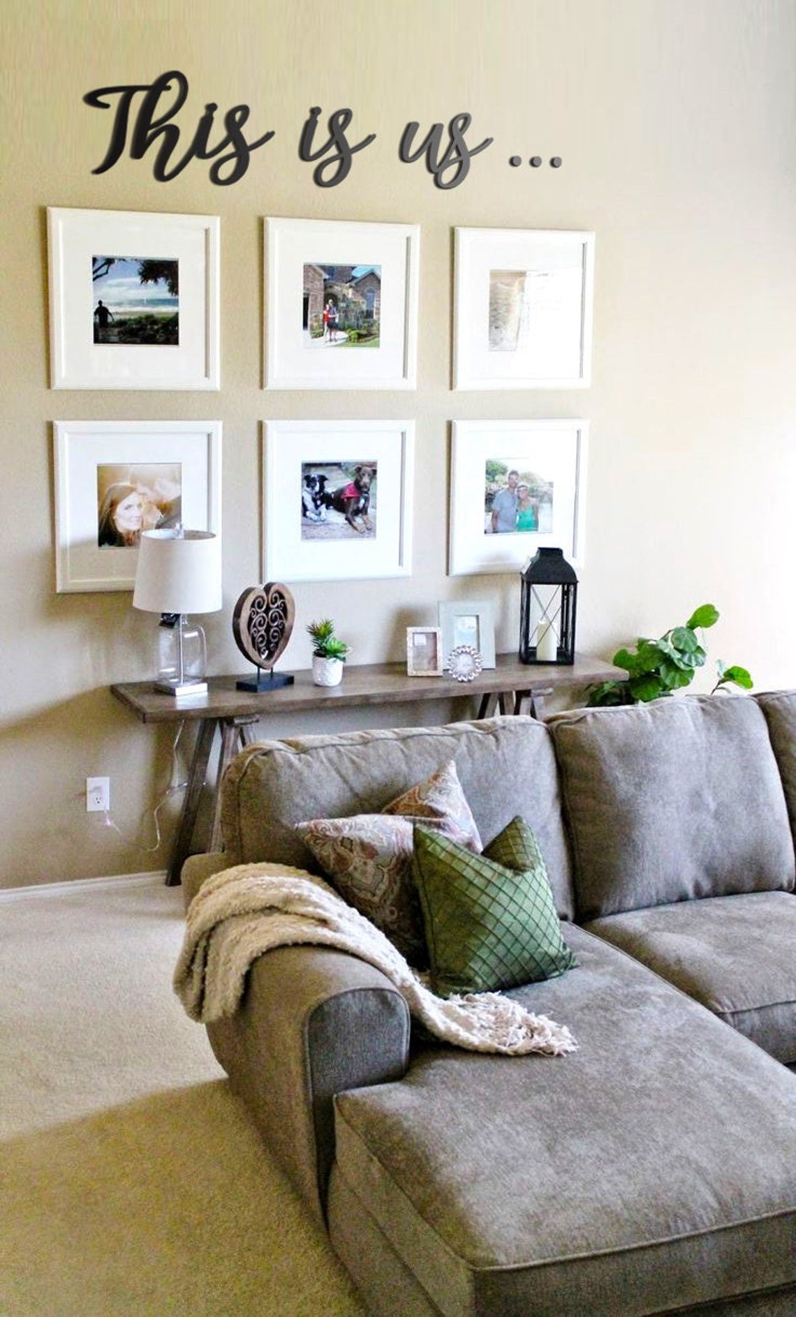 This is Us Wood Sign Rustic Home Decor This is Us Wall | Etsy