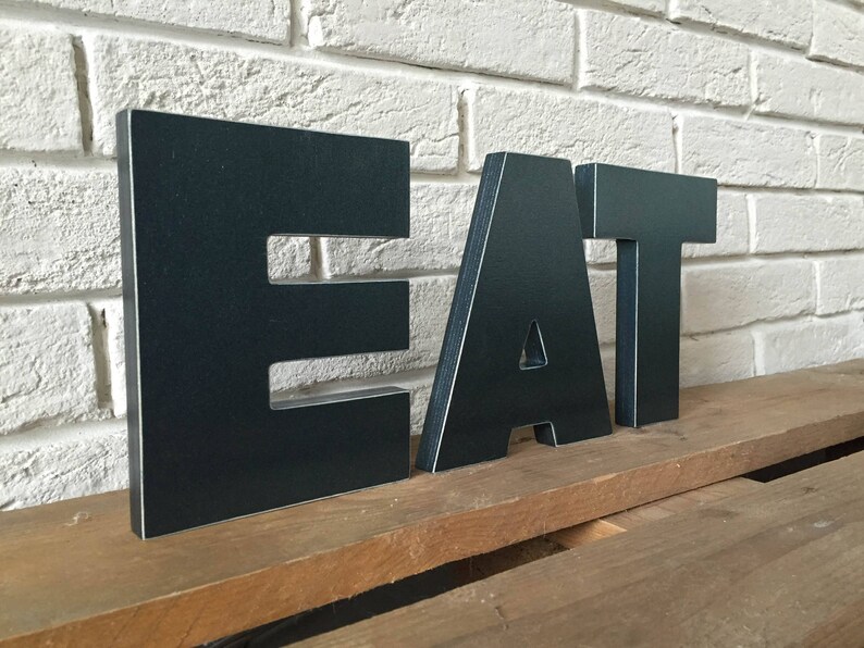 EAT Sign Different Sizes Kitchen Sign Eat Restaurant Sign - Etsy