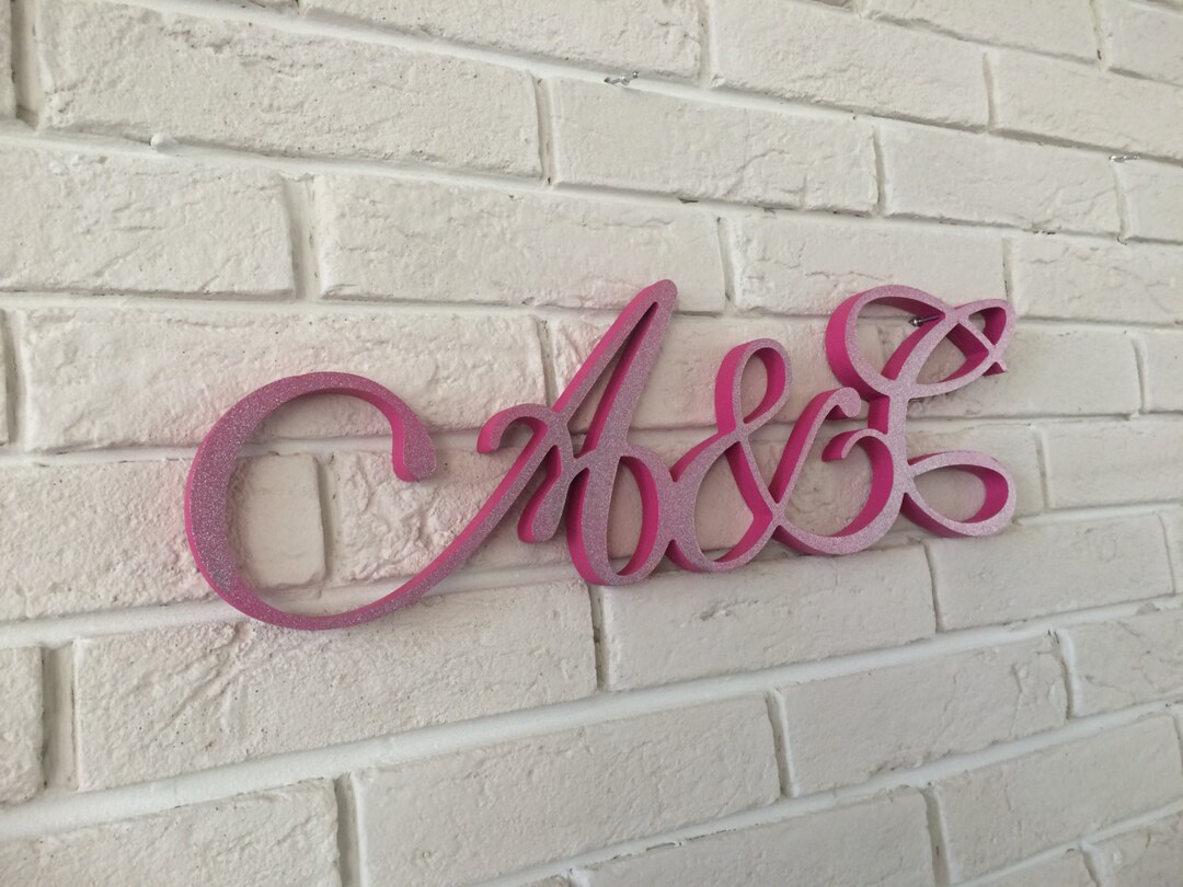 Initials for Wall Letters for Wall Home Decor Letters MONOGRAM INITIALS ...