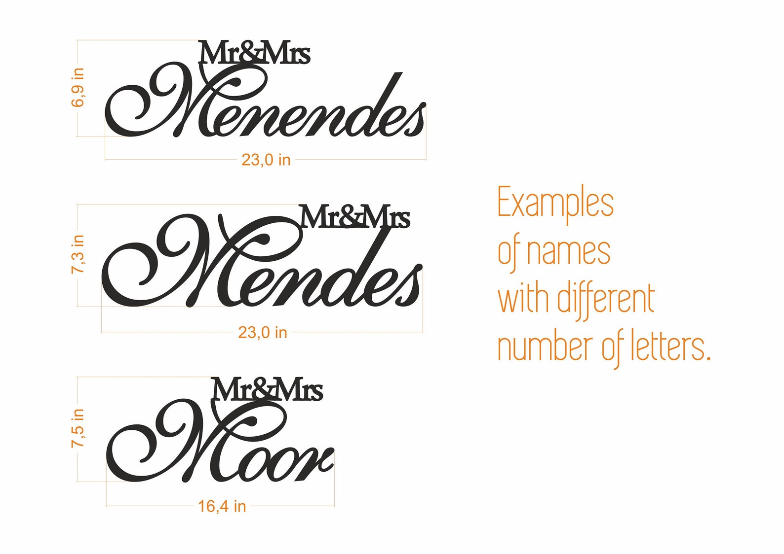 Personalized Wedding Family Sign Mr & Mrs Last Name - Etsy