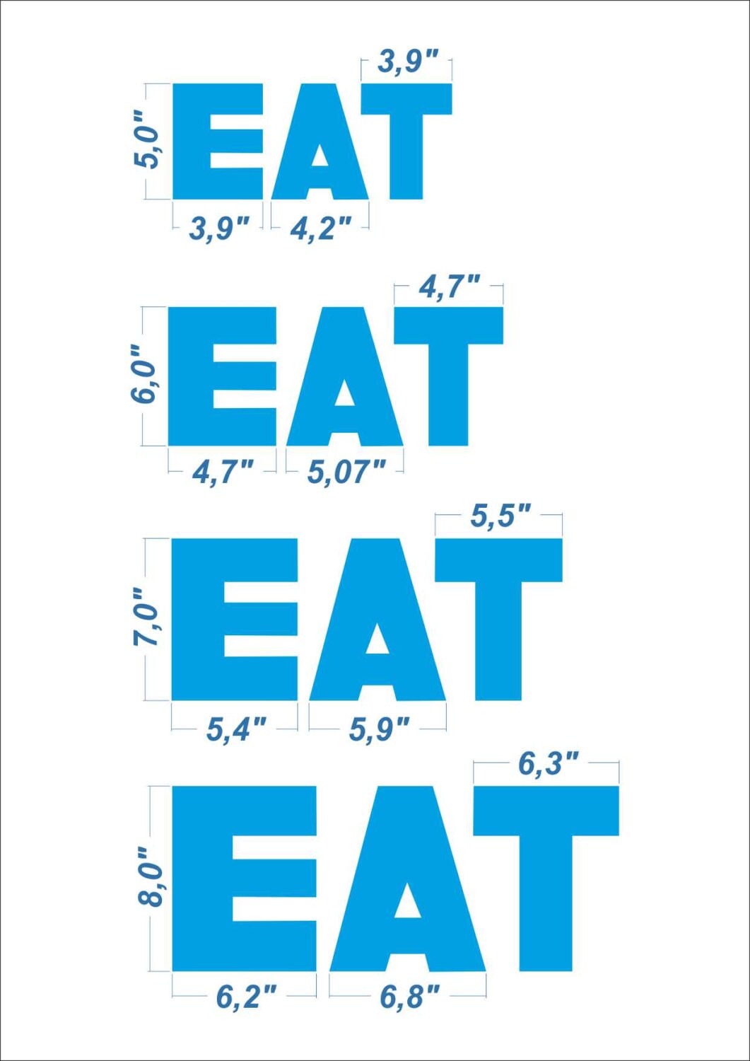Comer letrero cocina signo comer madera letras decoración del - Etsy México