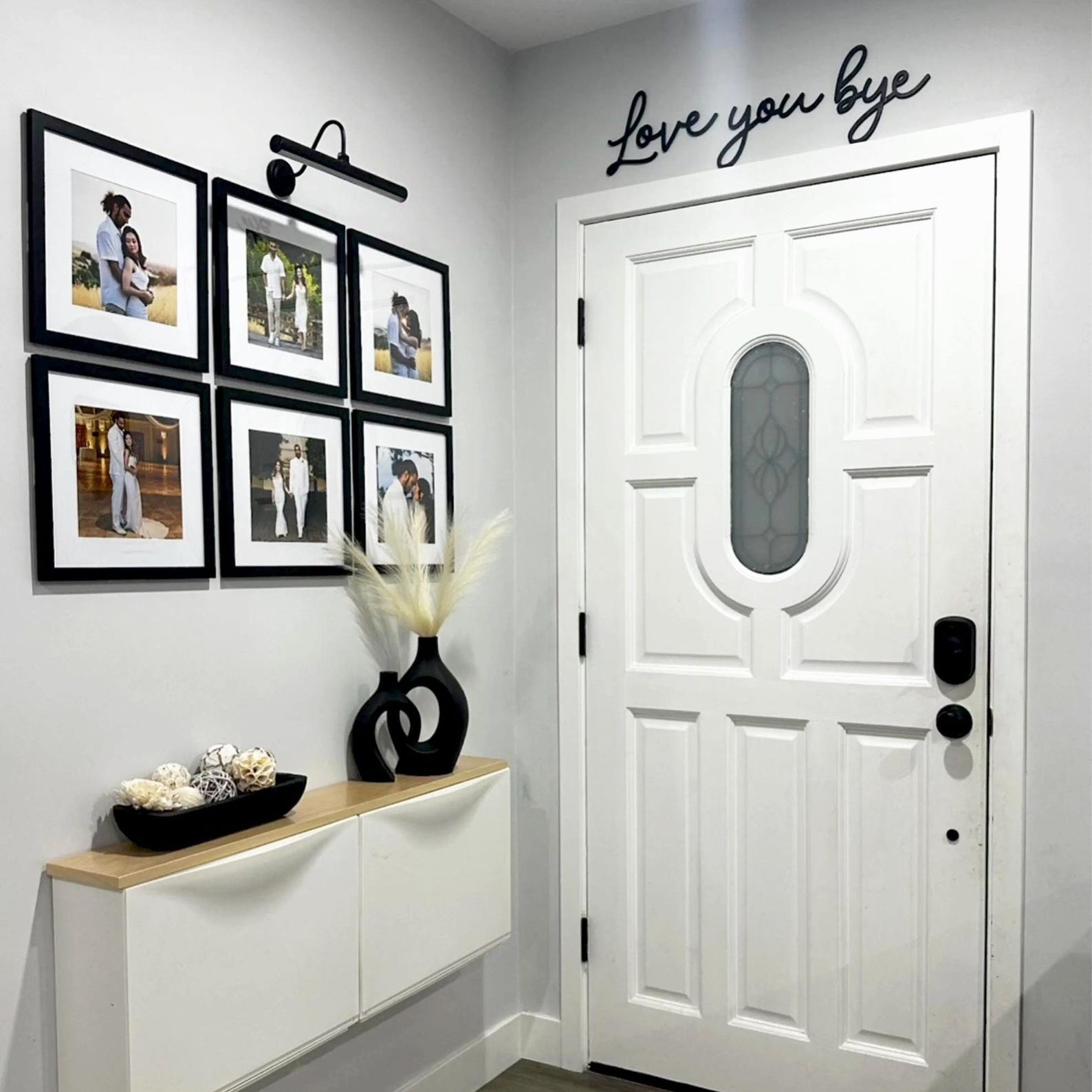 Love You, Bye Wooden Wall Sign - Entryway Home Decor - Etsy