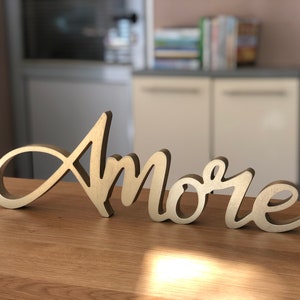 Amore Sign, Wooden Sign Meaning Love in Italian - Etsy