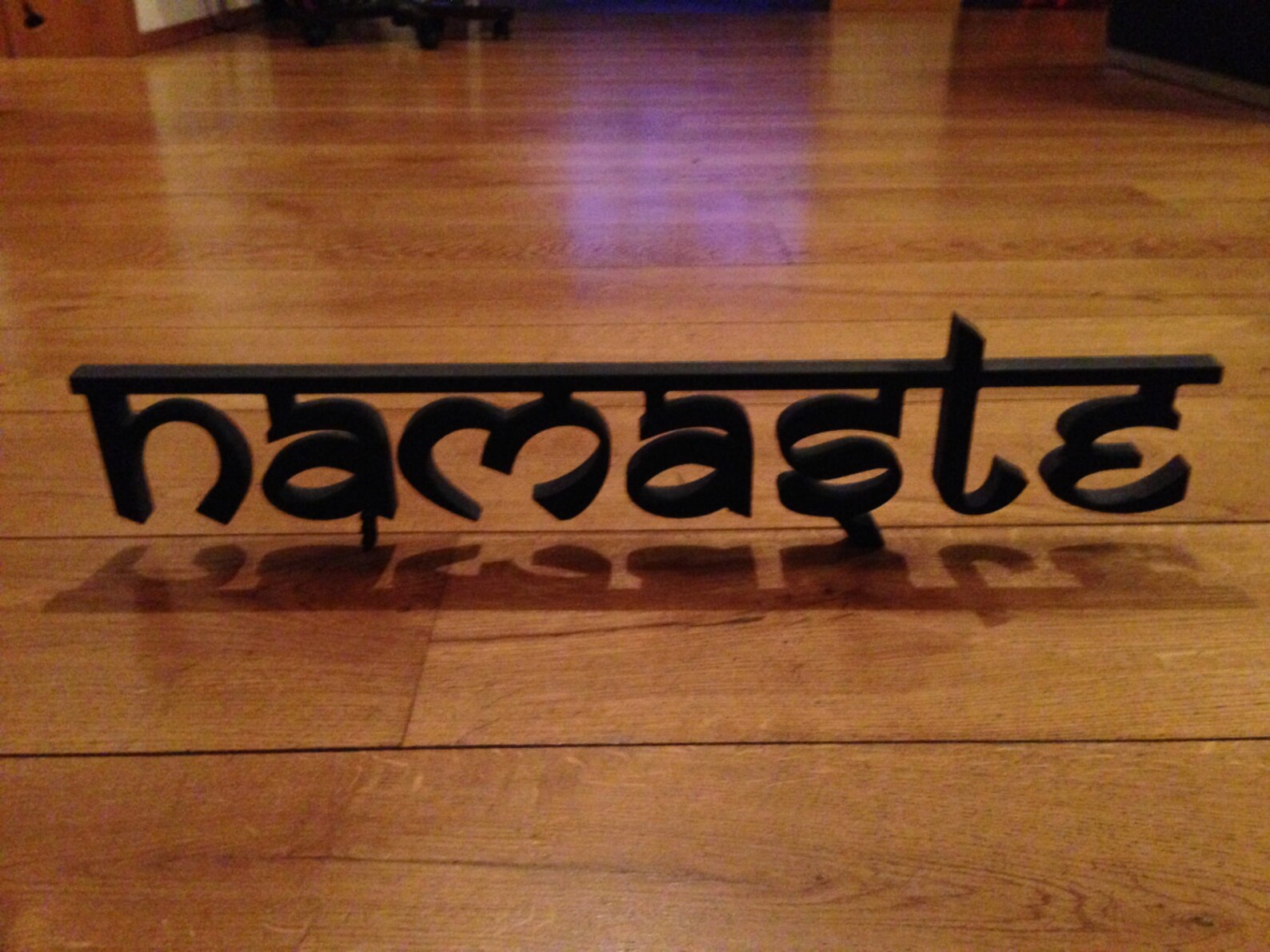 Namaste Sign Home Decor Sign Yoga Sign | Etsy