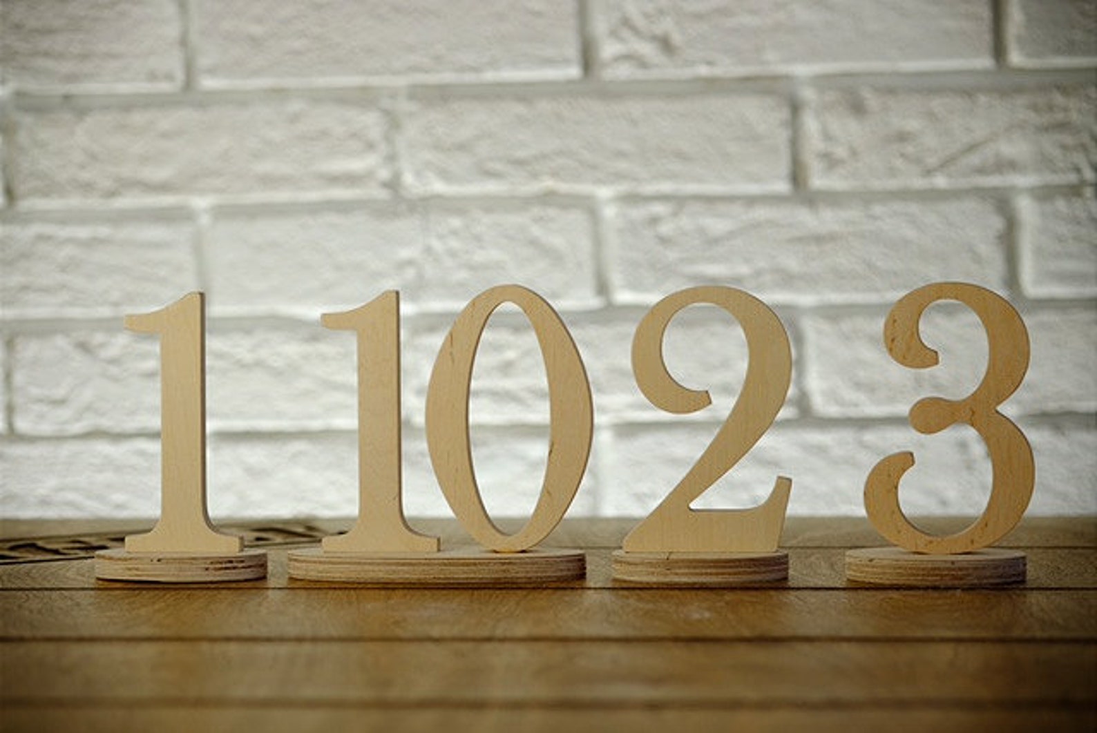 Table Numbers Table Number Table Number on a Stand DIY - Etsy