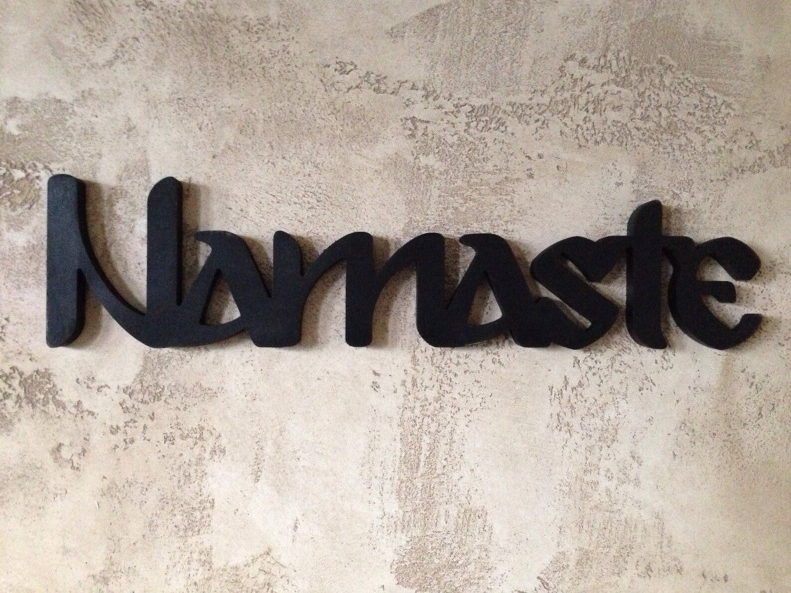 Yoga Studio Decor Namaste Wood Sign. Wooden Letters NAMASTE. | Etsy