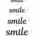 Wooden Rustic 'smile' Sign Positive Wood Word Smile UNPAINTED, Plain ...