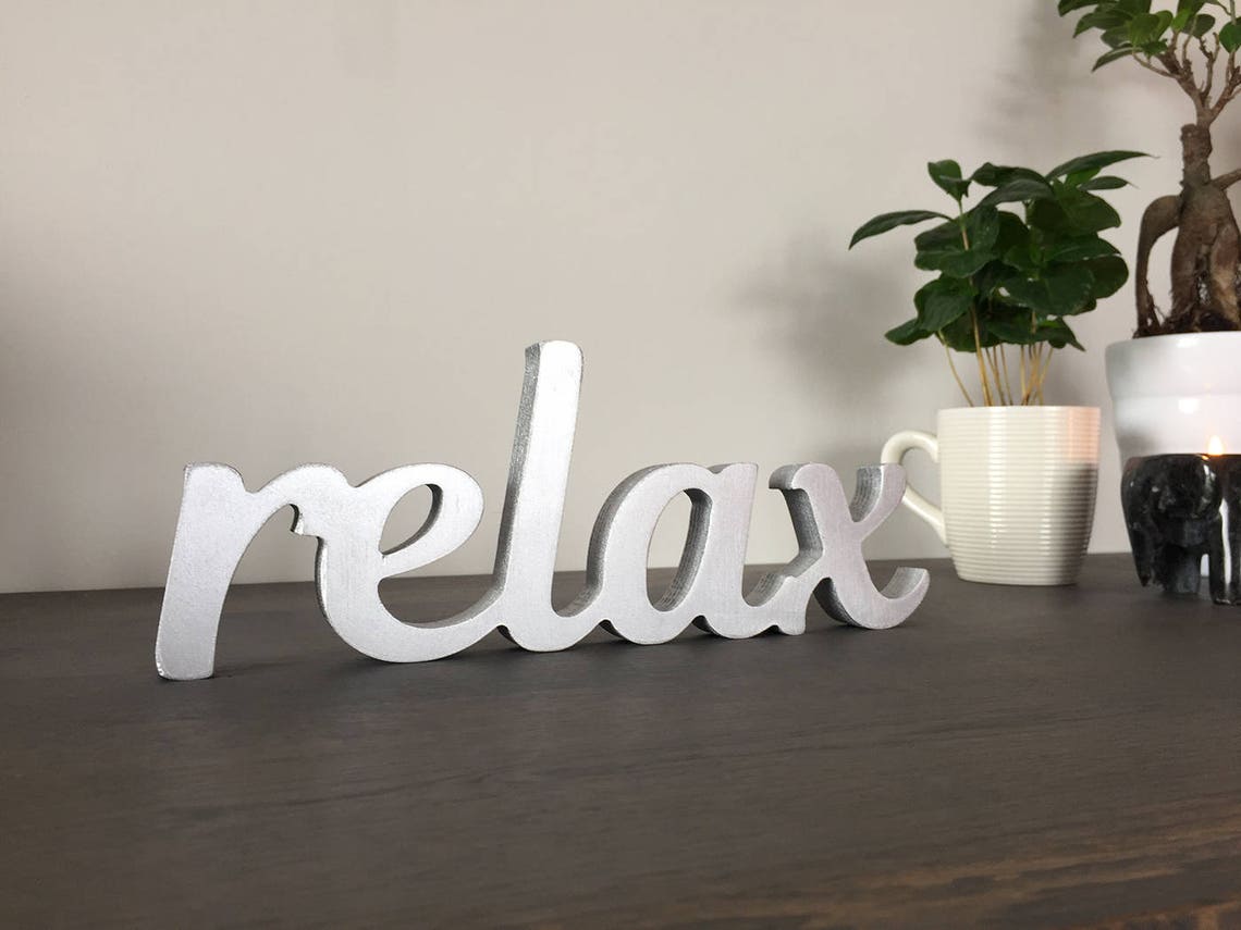 Wooden Sign Relax Relax Sign Wooden Relax Sign Bathroom - Etsy Canada