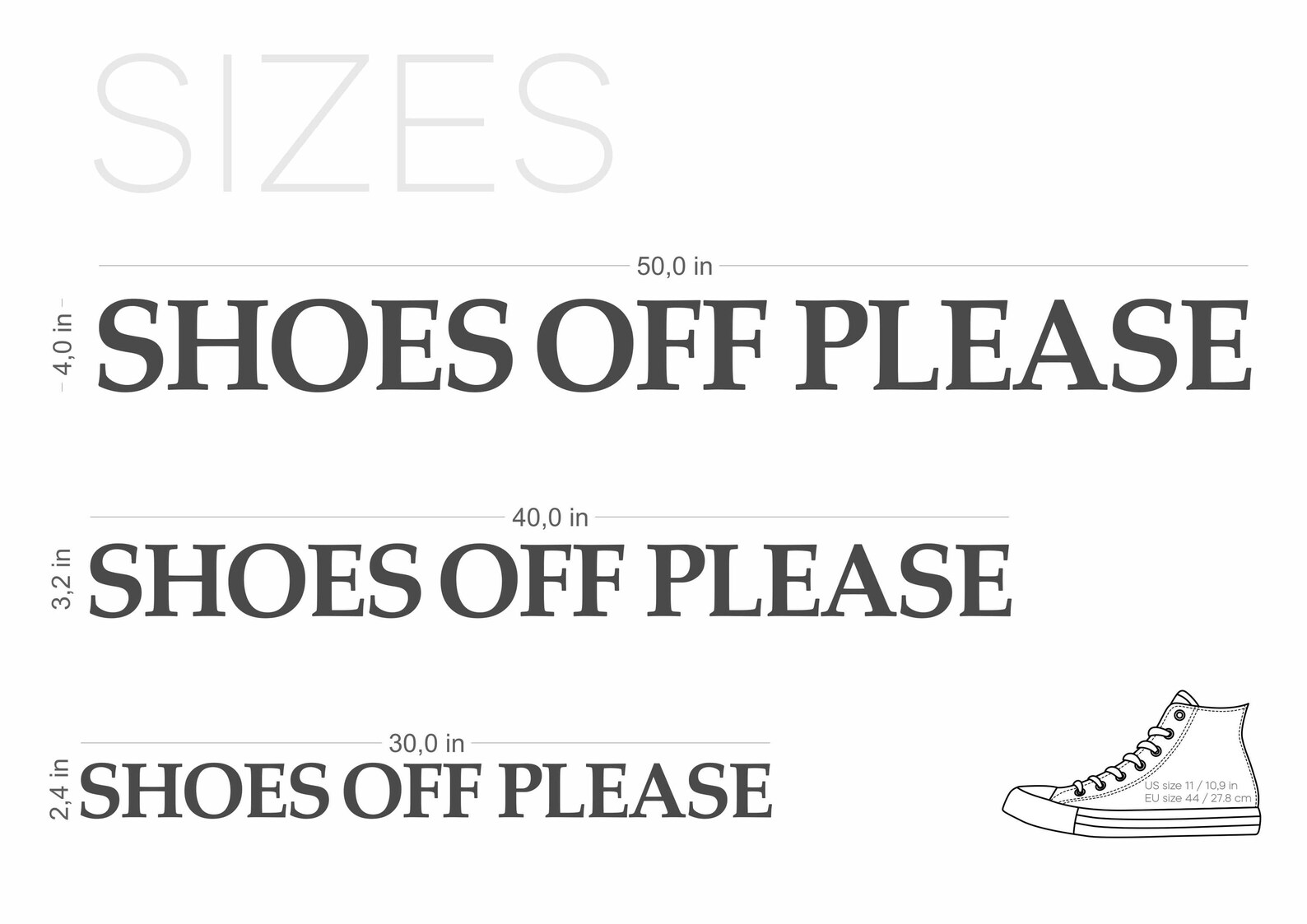 Shoes Entry Signs SHOES OFF, Shoes Sign, Take off Your Shoes Sign ...