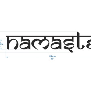 Namaste Sign Home Decor Sign Yoga Sign | Etsy