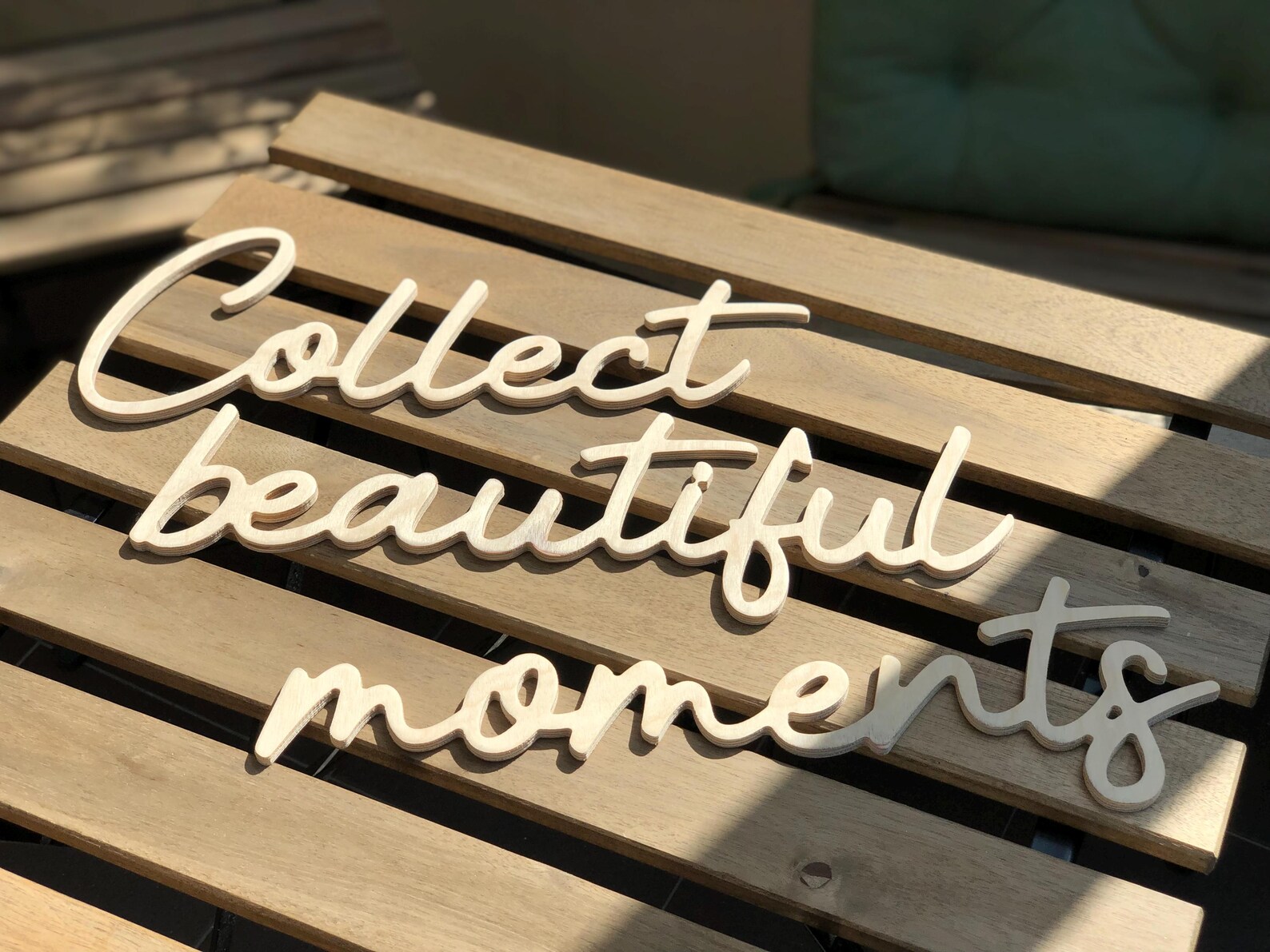 CUSTOM WOOD WORDS - Deposit, Custom Wood Phrases, Custom Wall Sign ...