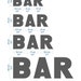 BAR Letters 3D Cutout Wooden Sign, Kitchen Decor Sign BAR, Wood Bar ...