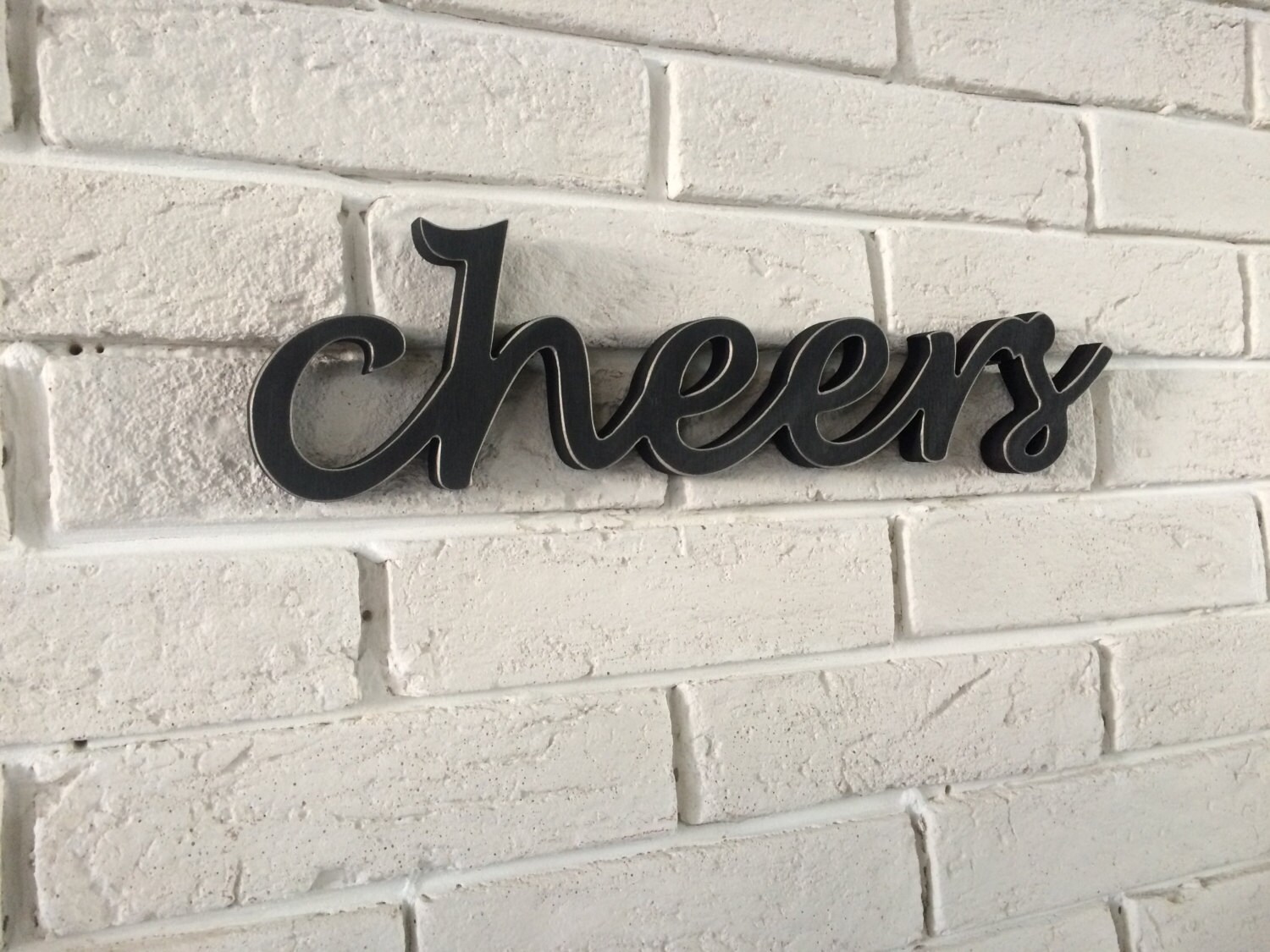 Bar Sign CHEERS Man Cave Cheers Sign Bar Decor Beer Sign - Etsy Canada