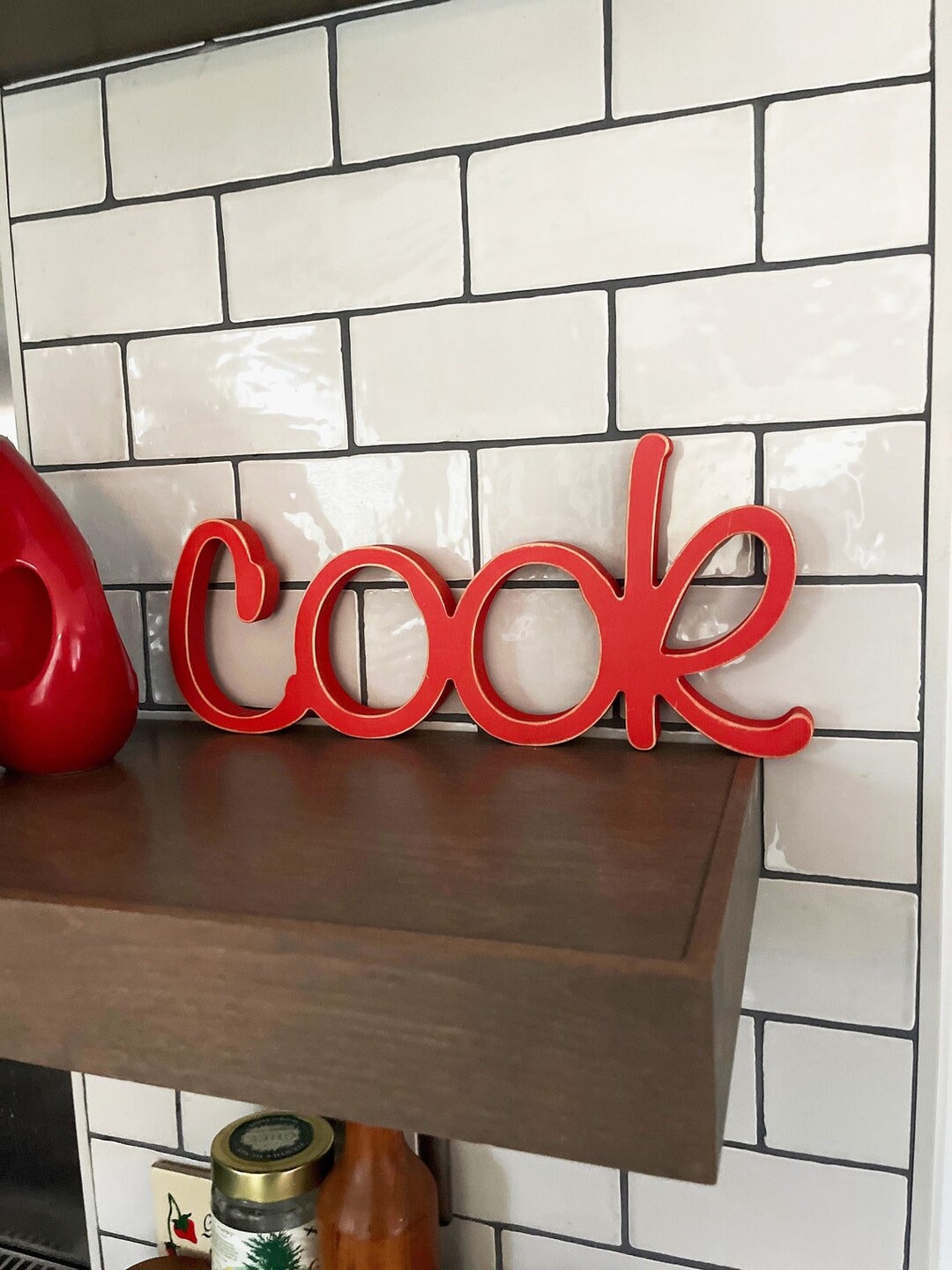 Cook Sign, Kitchen Sign, Kitchen Wall Art, Kitchen Wall Sign, Home ...