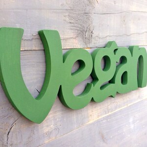 Vegan - Vegan Sign - Vegan Kitchen Sign - Wood Sign Vegan - Kitchen ...