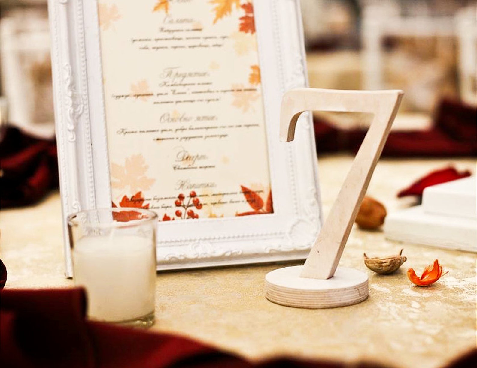 Table Numbers Table Number Table Number on a Stand DIY - Etsy