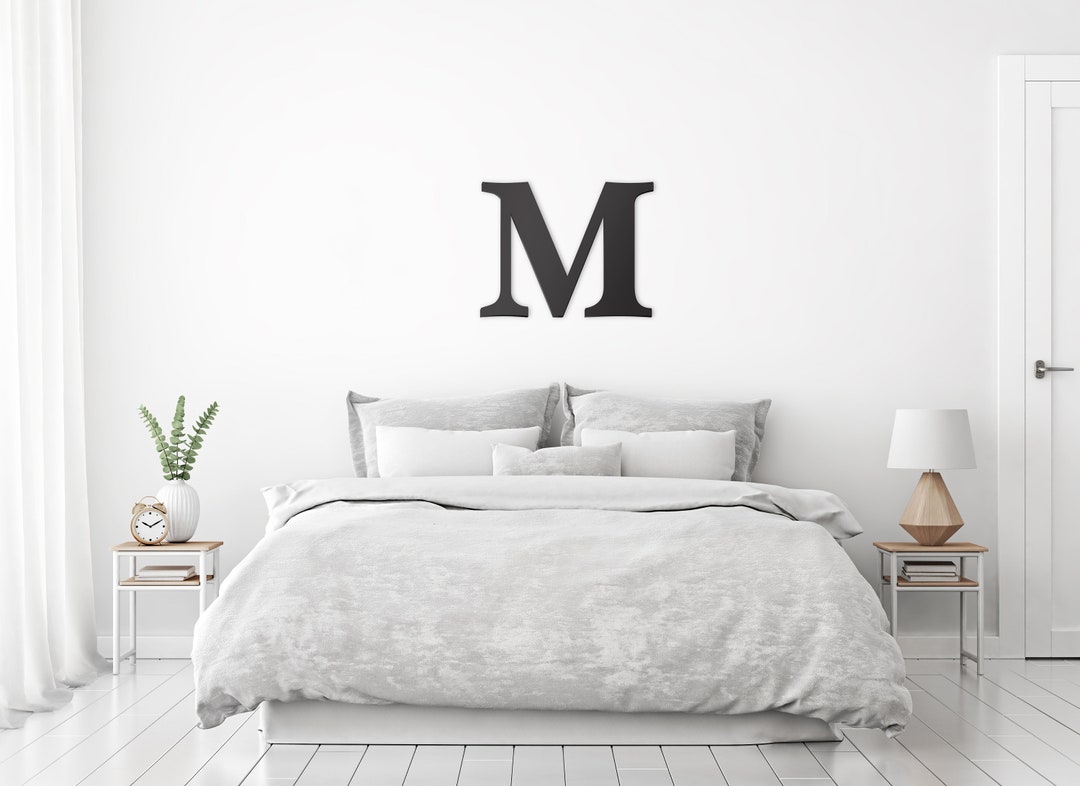 INDIVIDUAL Wall DECOR Letters Initials, Nursery Decoration, Initials ...