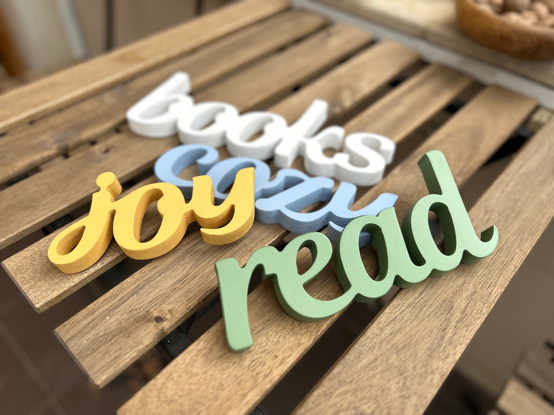 Shelf Signs, Sign for Shelf, CUSTOM Word Sign, Wood Custom Quote, Word ...